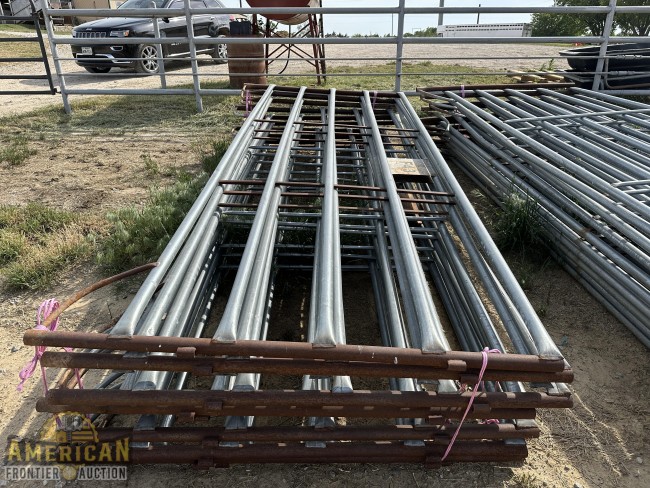 Galvanized Panel Gates 11'.5" X 5' | May 26th - Equipment Auction ...