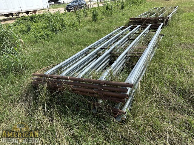 Interlocking Galvanized Panel Gates 11'.5" X 5' | June 24th - Equipment ...